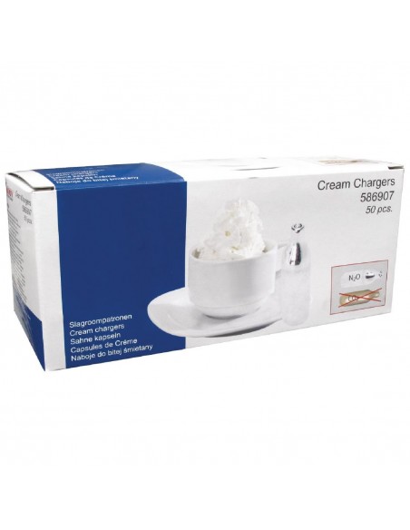 Vogue Cream Whipper Bulbs Box 50 | CB163 | Next Day Catering