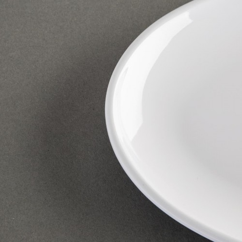 Kristallon Melamine Oval Coupe Plates 225mm | CD296 | Next Day Ca...
