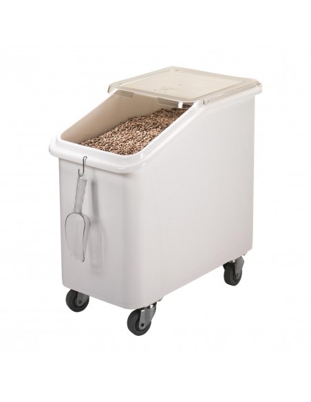 Cambro Mobile Ingredient Bin White 102Ltr | db126 | Next Day Cate...