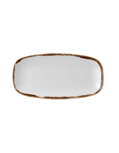 Dudson Harvest Oblong Chefs Plates Natural 298 x 153mm | FC007
