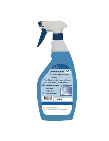 Suma Rapid D6L Multi-Purpose Glass Cleaner Ready To Use 750ml | GH...