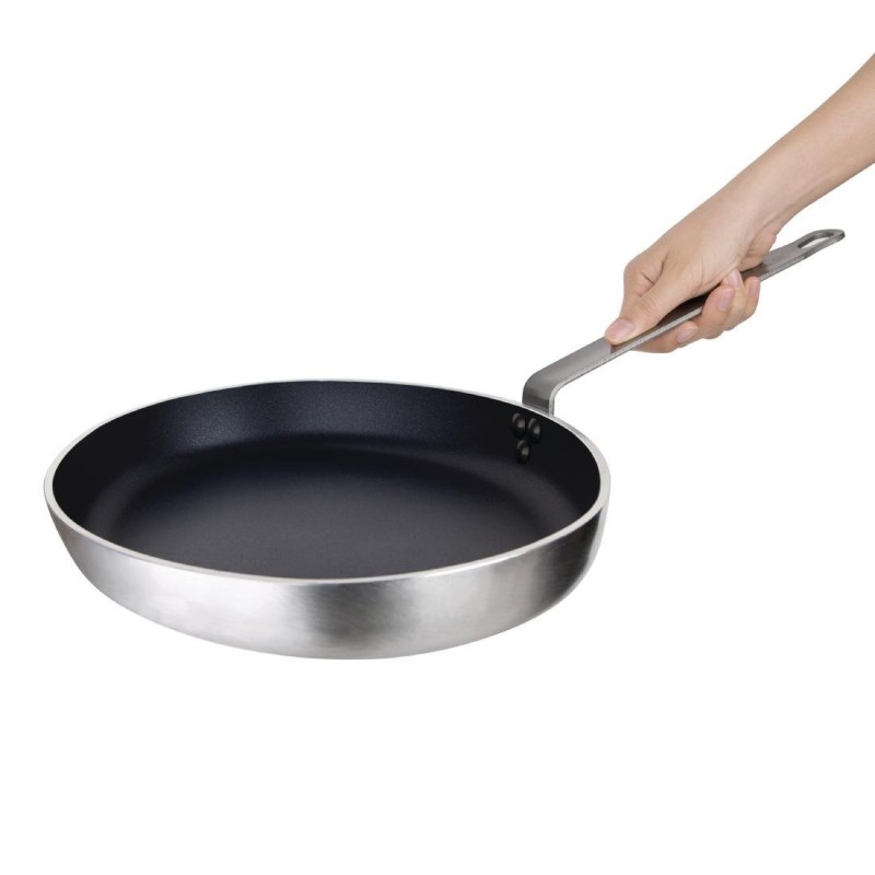 Vogue Non Stick Teflon Aluminium Oval Frying Pan 400mm | T370 | N...