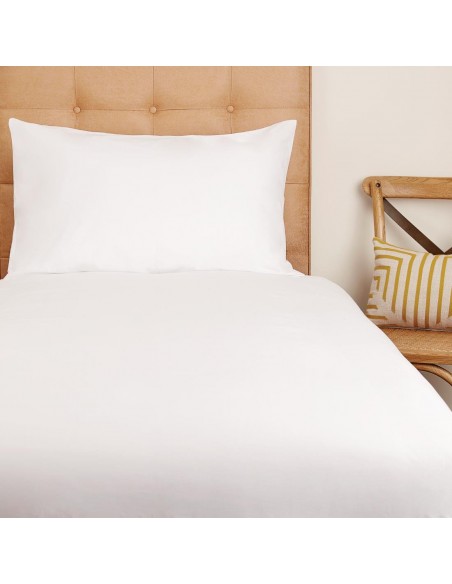 Eco Open Duvet Cover White Single | HD223 | Next Day Catering
