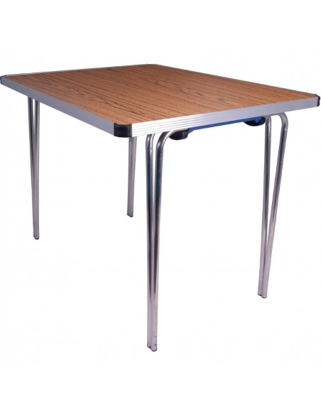 Gopak Contour Folding Table Teak 5ft | DM694 | Next Day Catering