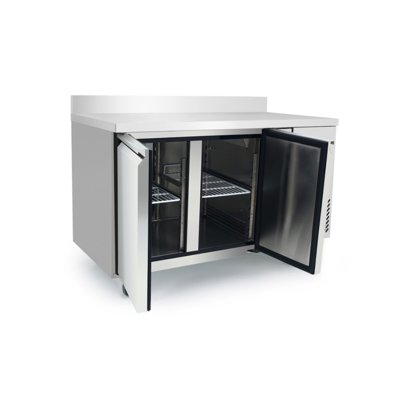 Arctica HEF140 280 Ltr 2 Door Stainless Steel Refrigerated Prep Counter ...