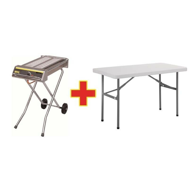 SPECIAL OFFER Buffalo Folding Gas Barbecue And Free Folding Table ...