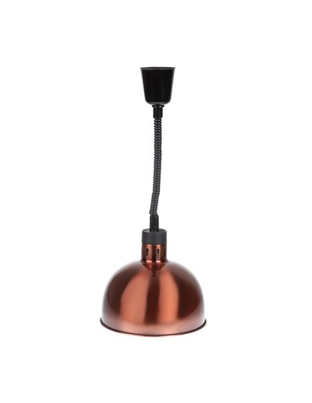 Buffalo Retractable Dome Heat Shade Copper Finish
