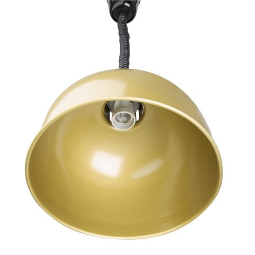 Buffalo Retractable Dome Heat Shade Pale Gold Finish