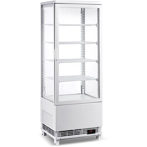 Countertop Display Fridge 98 litres 4 shelves White 1 flat door | DA-CL98W