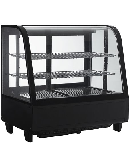 Display Fridge 100 litres 2 shelves Black | DA-CW100B