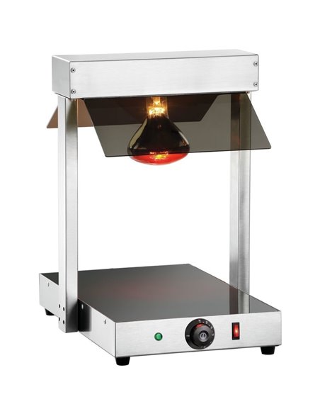 Buffet food warmer with gantry Stainless steel 1 infrared lamp Sneeze ...