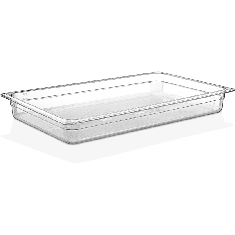 Polycarbonate Gastronorm Pan GN1/1 Depth 65mm Clear | DA-P8112