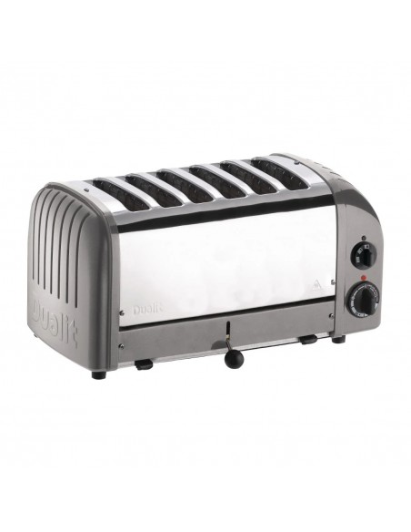 Dualit 6 Slice Vario Toaster Metallic Silver 60147 | CD336 | Next...