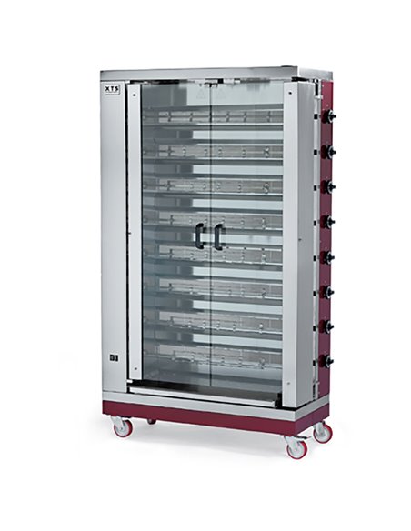 Commercial Vertical Chicken Rotisserie Gas Oven 32-40 chickens 110 x ...