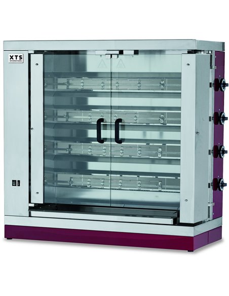 Commercial Vertical Chicken Rotisserie Gas Oven 16-20 chickens | DA-GG4S