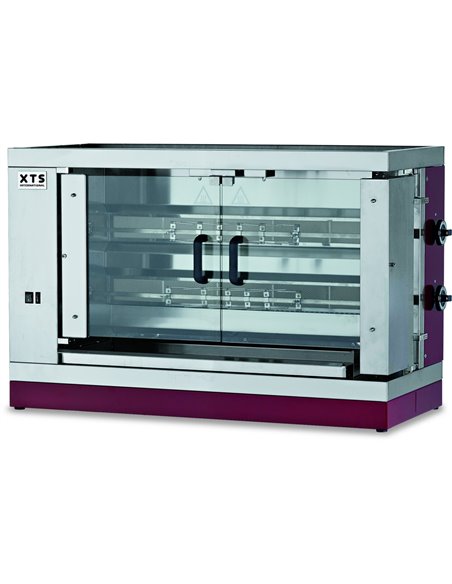 Commercial Vertical Chicken Rotisserie Gas Oven 10-12 chickens | DA-GG2S