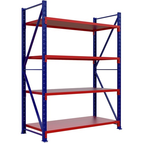 Wide Span Warehouse Racking Add On Unit 1800x800x2400mm 4 Shelves ...