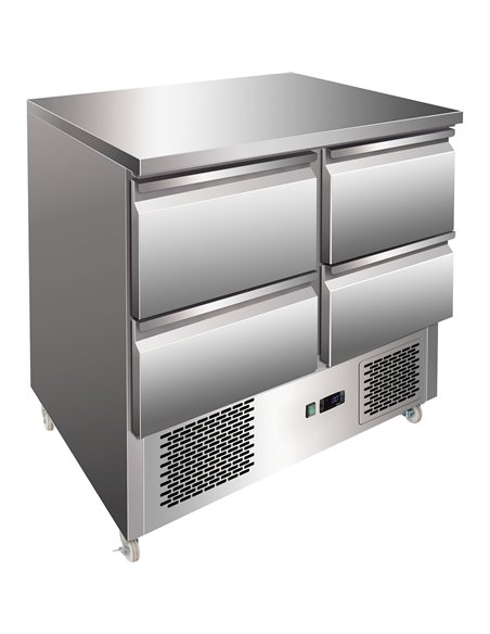 Refrigerated prep Counter 4 drawers 260lt | Stalwart DA-THS9014D