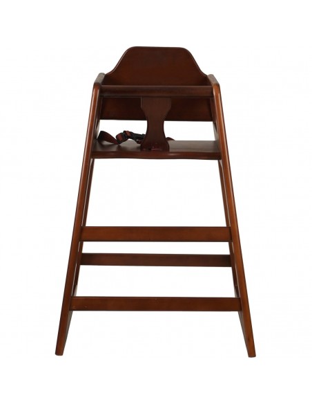 Restaurant Wood High Chair Walnut | DA-GS6003WALNUT