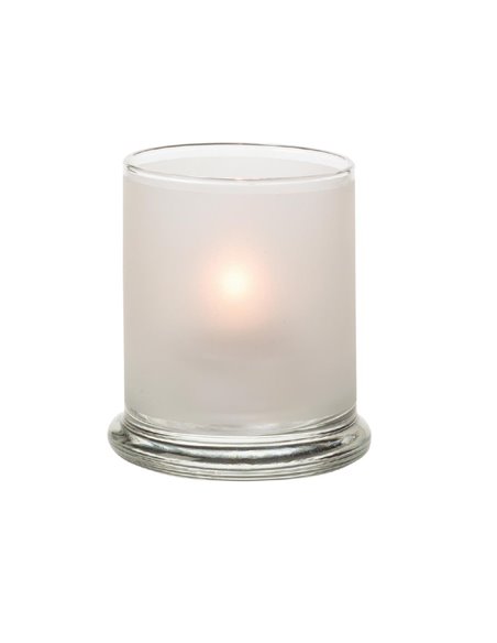 Hollowick Columns Satin Crystal Votive 76mm x 92mm (Pack of 6)