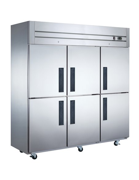 Commercial Freezer Stainless Steel Upright cabinet 3 split doors 1450 ...