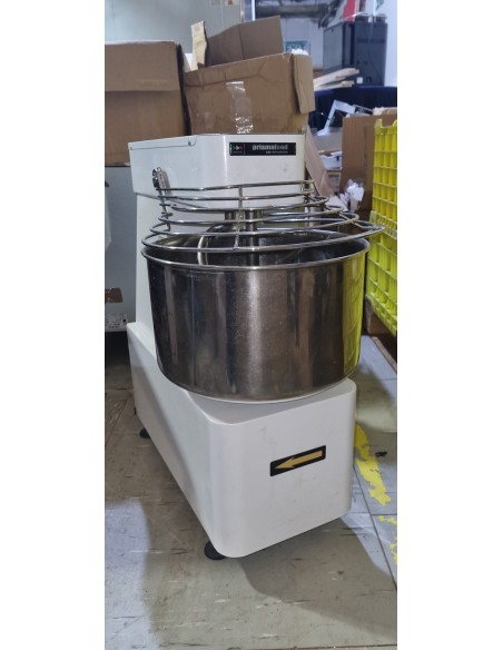 A GRADE - Prismafood IBM20 Heavy Duty Fixed Bowl 17KG Capacity Spiral Mixer