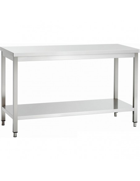 Professional Work table Stainless steel Bottom shelf 800x700x900mm ...
