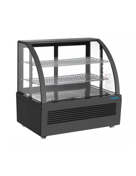 Polar C-Series Countertop Display Fridge Black 100Ltr - FREE 24hr ...