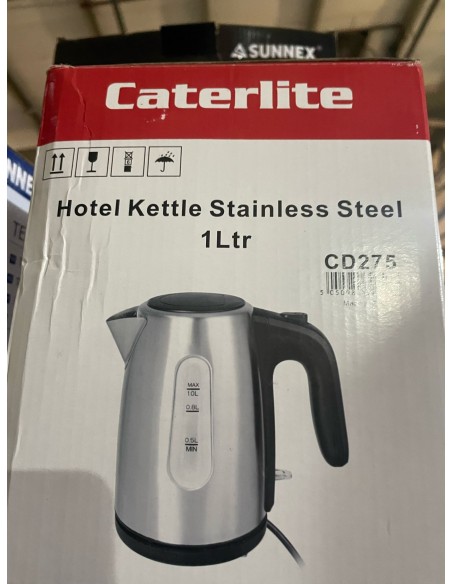 Caterlite Stainless Steel Kettle 3.5Ltr | CC889 | Next Day Catering