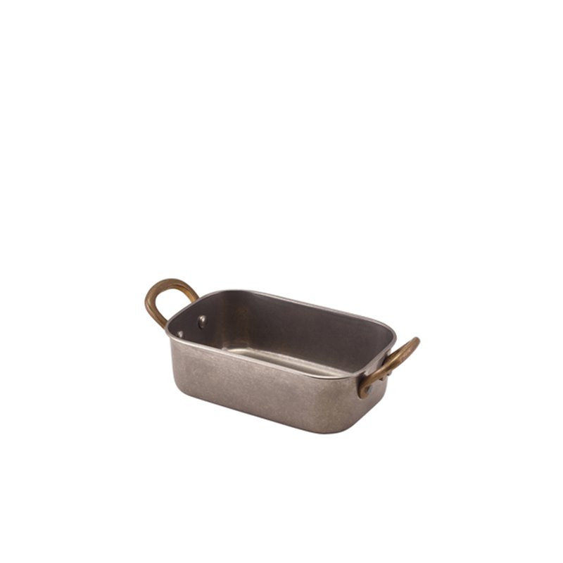 GenWare Vintage Steel Mini Roaster 14.5 x 9.5 x 4.5cm - Pack of 6