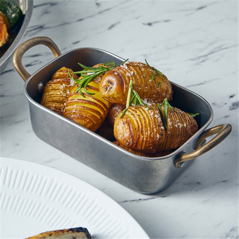 GenWare Vintage Steel Mini Roaster 14.5 x 9.5 x 4.5cm - Pack of 6