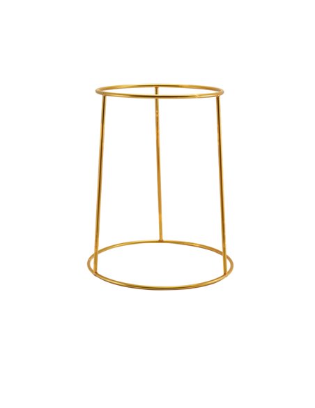 GenWare Gold Anti-Slip Round Buffet Riser 30cm