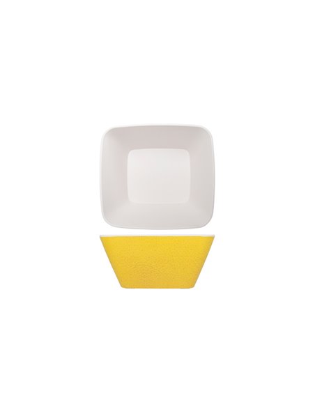 Lemon Yellow Seville Melamine GN 1/6 Deep Dish 17.6 x 16.2 x 8cm