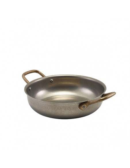 GenWare Vintage Steel Round Dish 19.5 x 5cm - Pack of 6