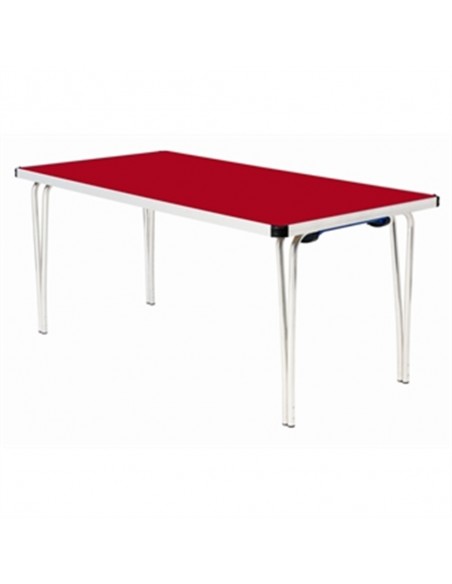 Gopak Contour Folding Table Red 6ft | DM948 | Next Day Catering