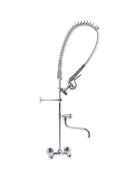 Standard Wall-Mounted Pre Rinser with Compression Cartridge and Rotary ...