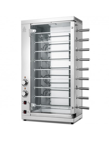 Commercial Electric Chicken Rotisserie Oven 9 Rods 5kW 760x380x1100mm ...