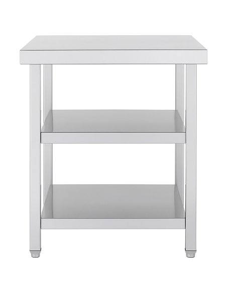 Commercial 3-Tier Stainless Steel Work Table with Undershelves ...