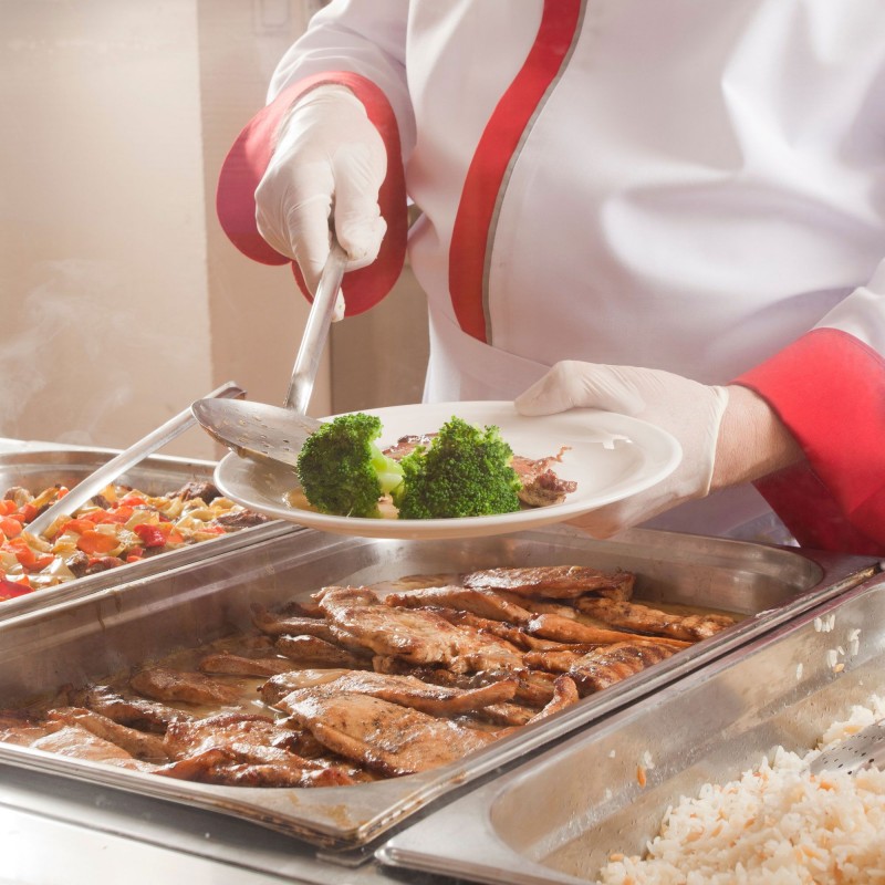 Commercial Mobile Heated Buffet Carvery Trolley Servery – 3x GN 1/1 ...