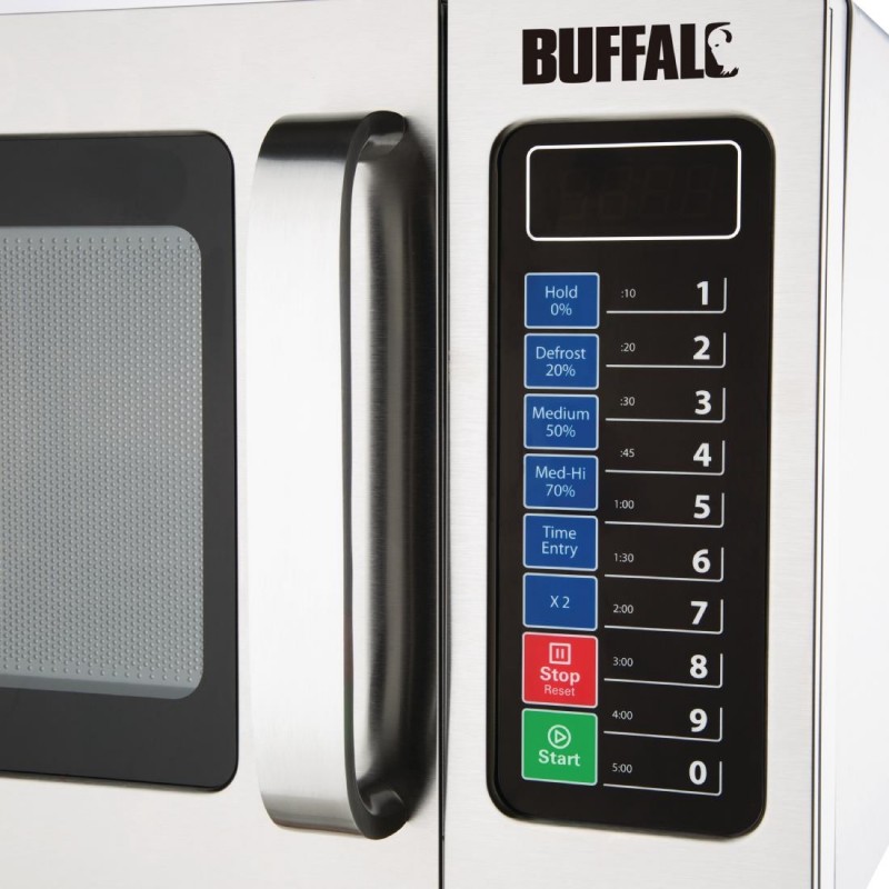 Buffalo Pro 1000W Commercial Microwave Oven 25ltr, Programmable, 5 ...