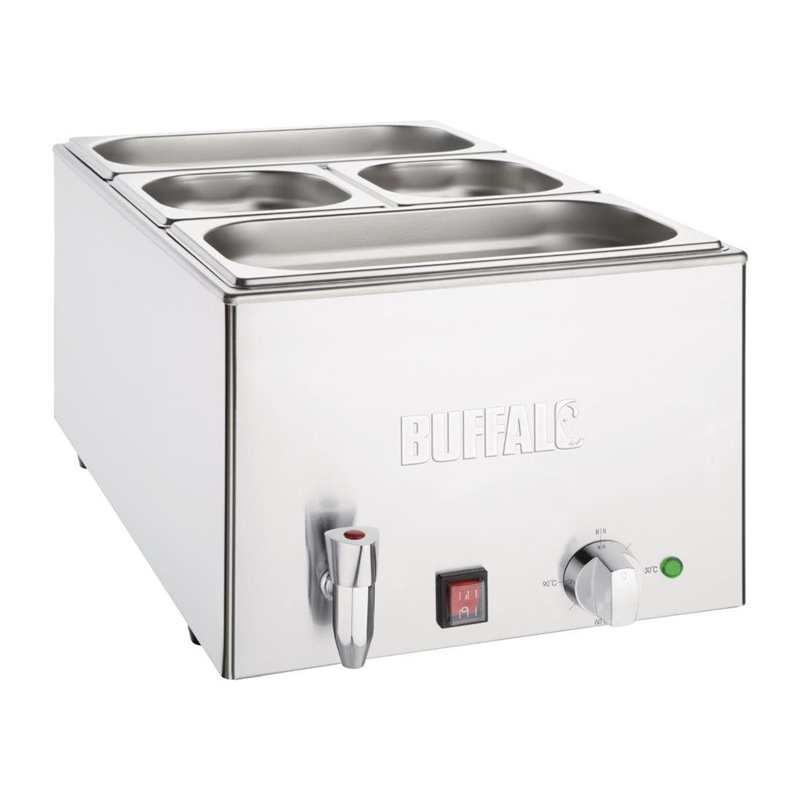 AGRADE-Buffalo FT692 Bain Marie with Tap and Pans