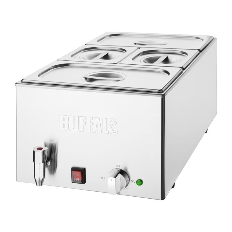 AGRADE-Buffalo FT692 Bain Marie with Tap and Pans