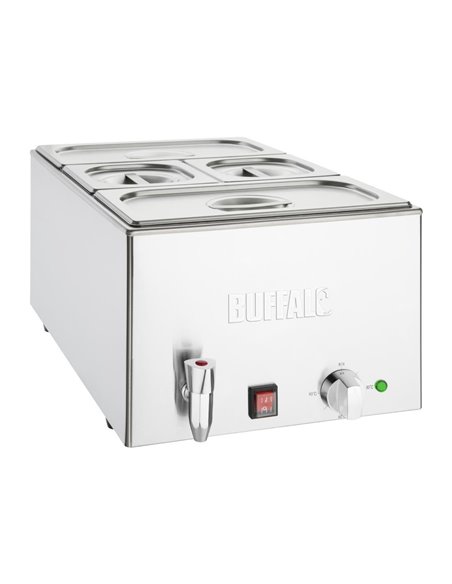 AGRADE-Buffalo FT692 Bain Marie with Tap and Pans