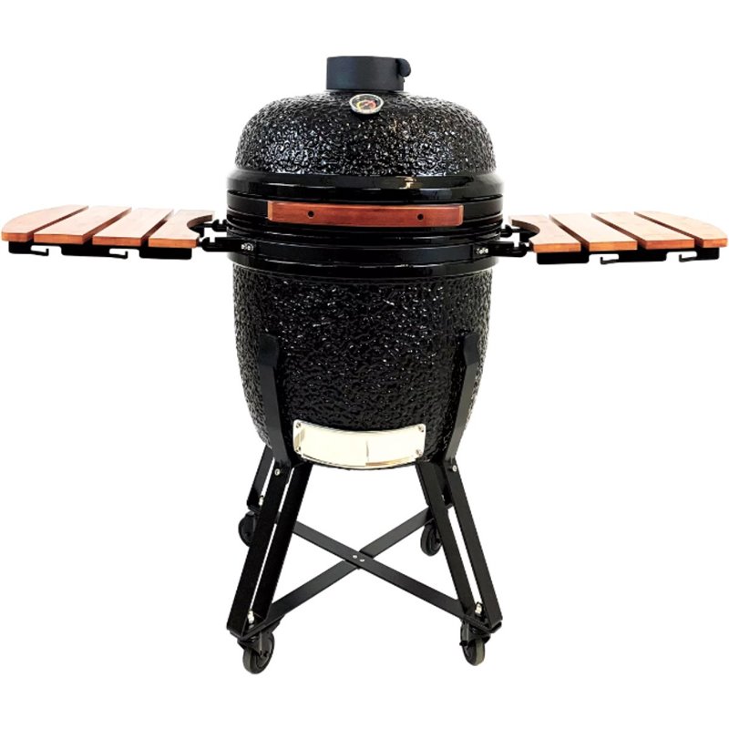 AGRADE-Kamado BBQ 22" Ceramic Grill Egg XL Black | Stalwart DA-SE21BLACK