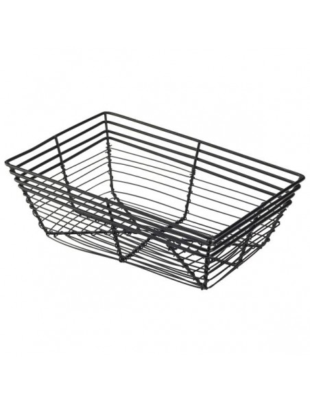 Wire Basket, Rectangular 23 x 15 x 7.5cm | NEV-WB2315BK | Next Da...