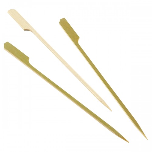 Bamboo Gun Shaped Paddle Skewers 18cm/7" (100pcs) | NEV-BMBGS18
