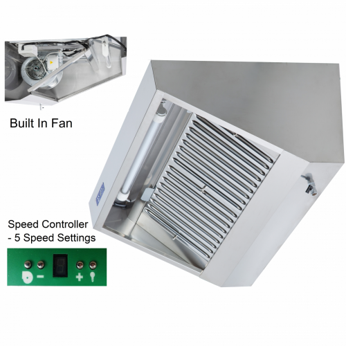 Commercial Extraction Canopy Pack 900 x 1000mm | CDE-CSJ9-10- | N...