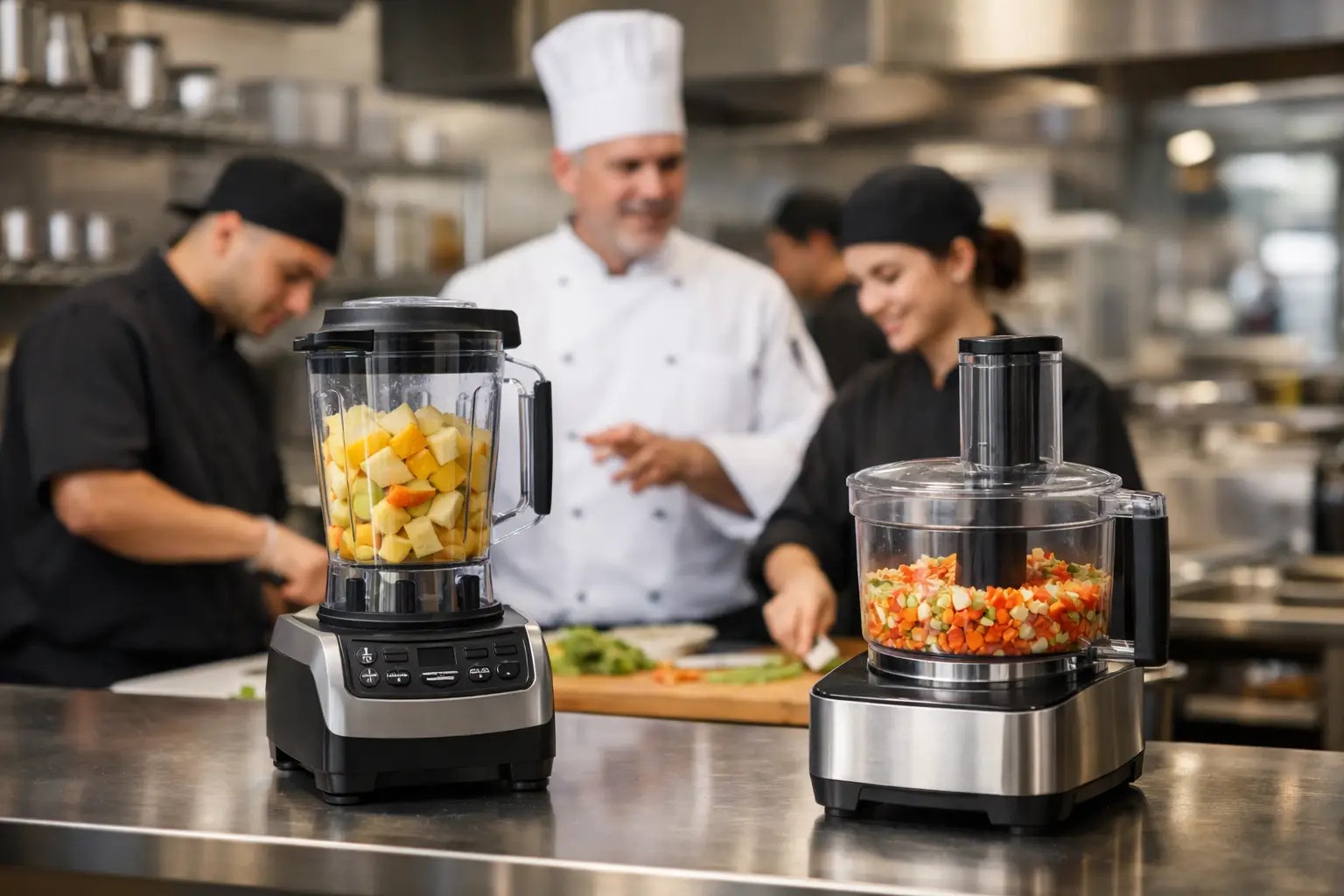 Commercial Blender vs Food Processor